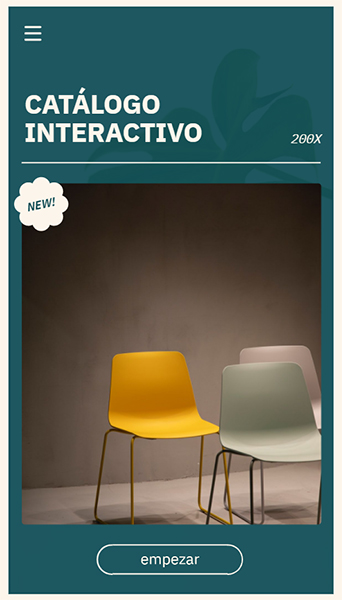 Catálogo interactivo móvil | Plantillas de Genially